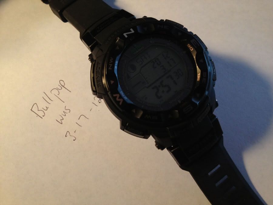 FS: Casio - ProTrek (Pathfinder) - PRW2500-1A | WatchUSeek Watch Forums
