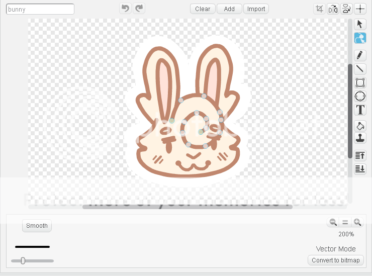 What does the SMOOTH button mean - Discuss Scratch