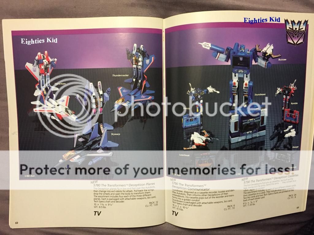 Happy 30th - G1 Catalog Scans | TFW2005 - The 2005 Boards